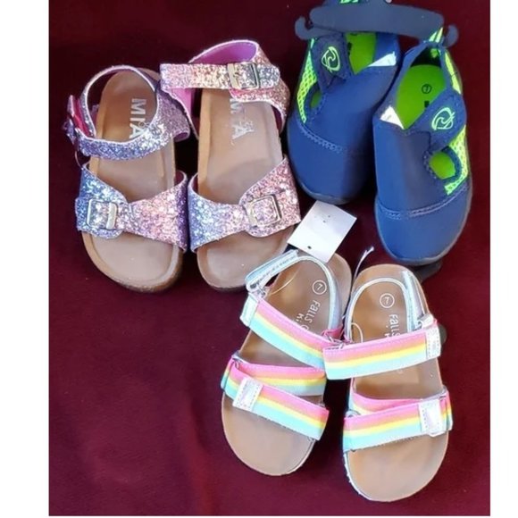 Falls Creek Mia Girl Wave Zone | Shoes | 3 Pairs Of Toddler Shoes ...